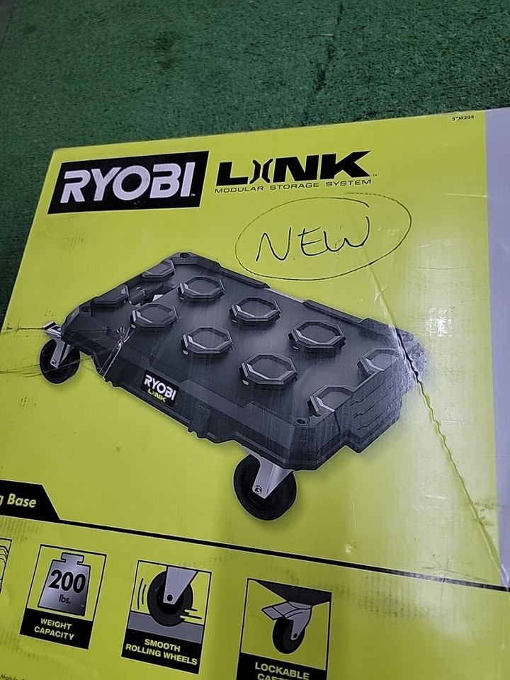 RYOBI Rolling Base Modular Dolly 18" Multi-Purpose 200 lb Capacity ...