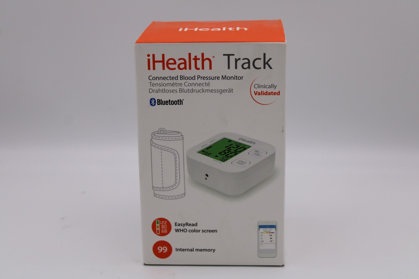iHealth Track Smart Bluetooth Blood Pressure Monitor Wireless ...