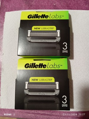 Lots De 2 Packs De 3 Lames GILLETTE " LABS " New Lubrastrip | eBay