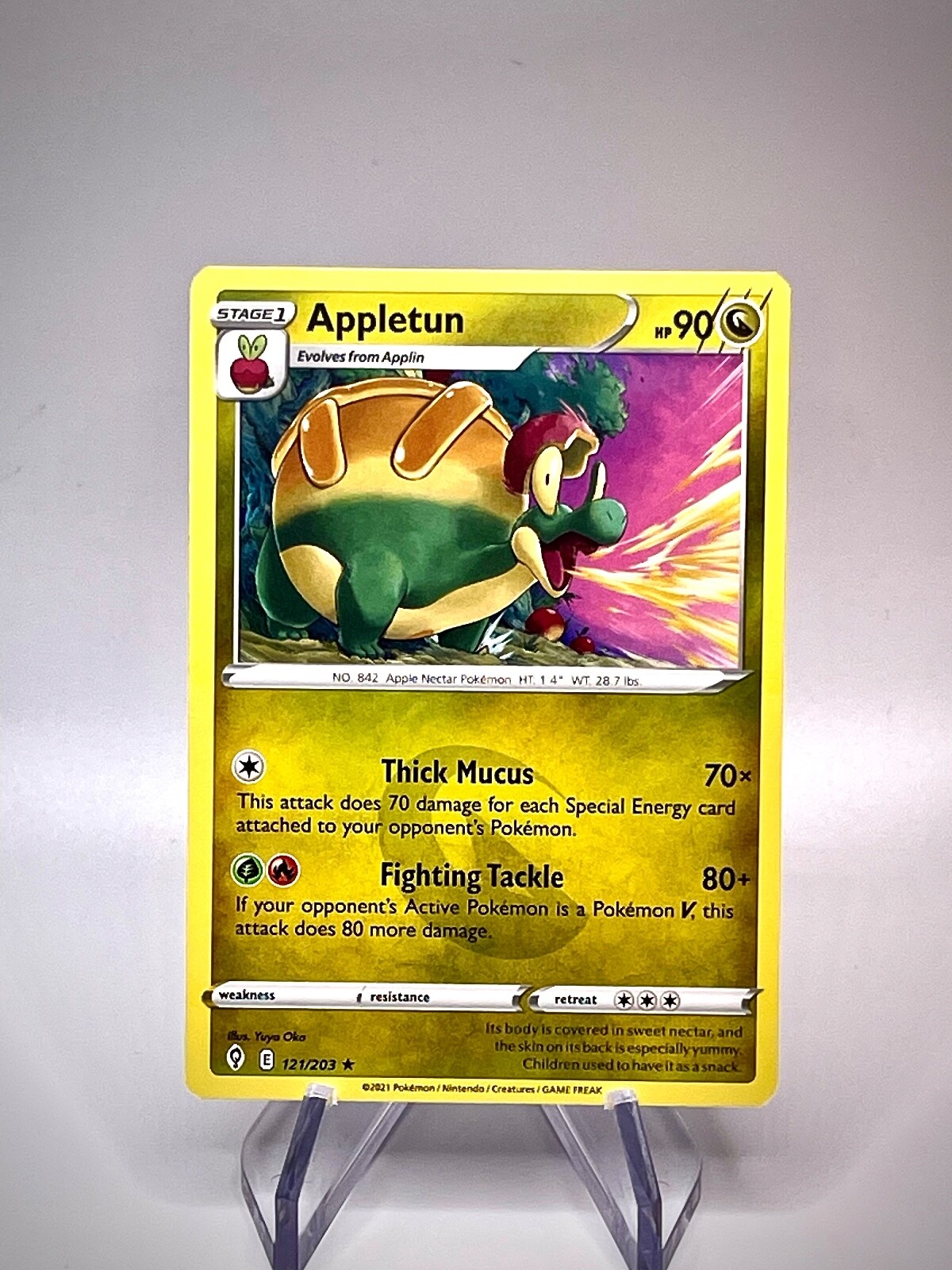 Pokémon TCG Appletun Evolving Skies 121/203 Regular Rare | eBay UK