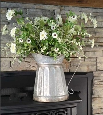 CTW Metal Milk Pitcher Farmhouse Metal Milk Pitcher – Rustic Decor ...