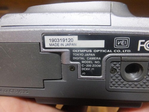 Olympus Camedia C-200 Zoom Compact digital camera AA battery powered ...