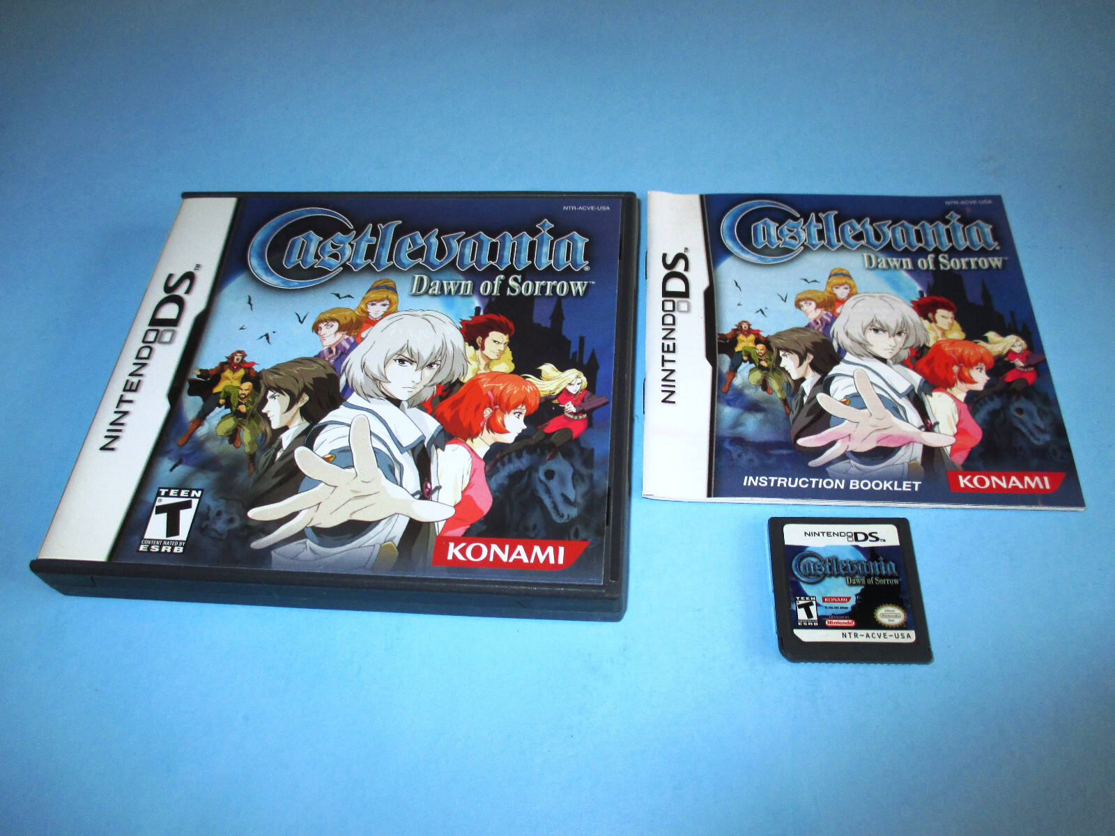 Castlevania: Dawn of Sorrow Nintendo DS Lite DSi XL 3DS w/Case & Manual 83717241065 | eBay