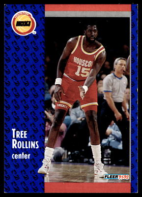 1991 Fleer #291 Tree Rollins Houston Rockets | eBay