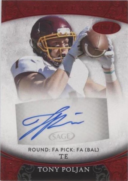 2021 Sage Aspire - Red #ASP-99 Tony Poljan (AU, RC) for sale online | eBay