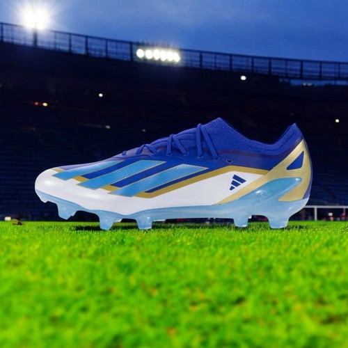 Adidas X Crazyfast ELITE FG Messi Soccer Cleats Shoes Blue ID0710 Mens ...