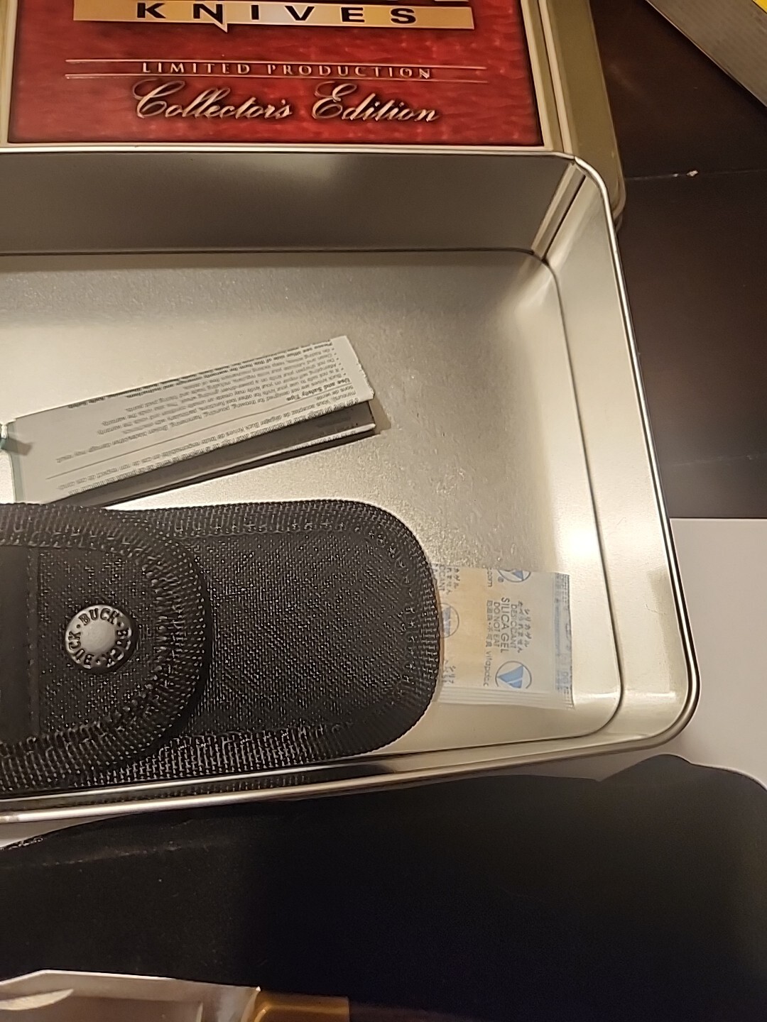 Hoyt Buck 112 Single 1 Blade Founder's Edition POCKET KNIFE w/sheath in ...