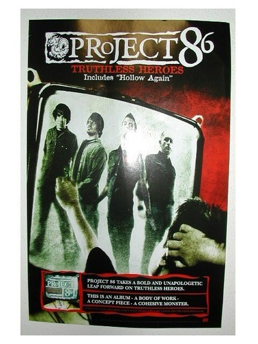 Project 86 Poster Truthless Heroes Project86 Promo | eBay