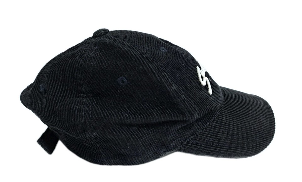 Smugglers Notch Vermont Corduroy Hat Black Adjustable Strapback Vintage ...