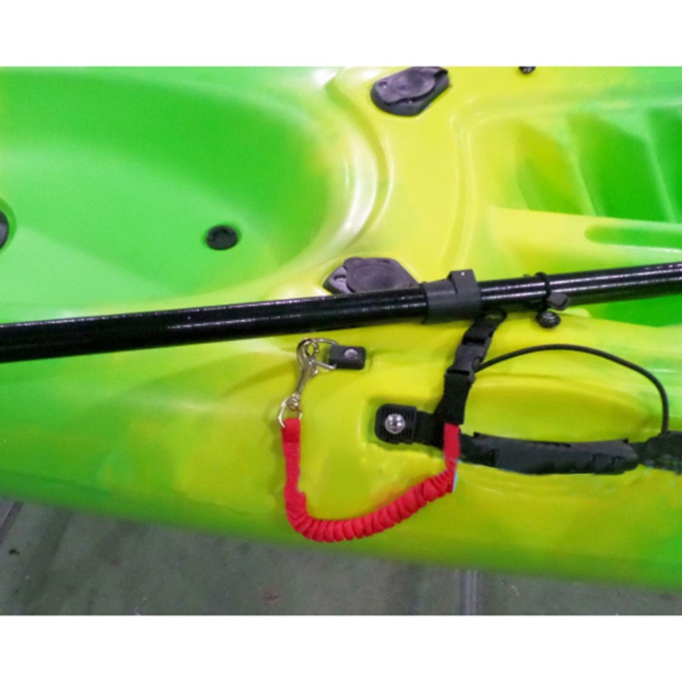 Elastic Paddle Leash Fishing Rod Safety Cord Tether Hook for Kayak ...