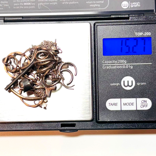 STERLING SILVER 15.2g lot jewelry bits pieces no stones for repair ...