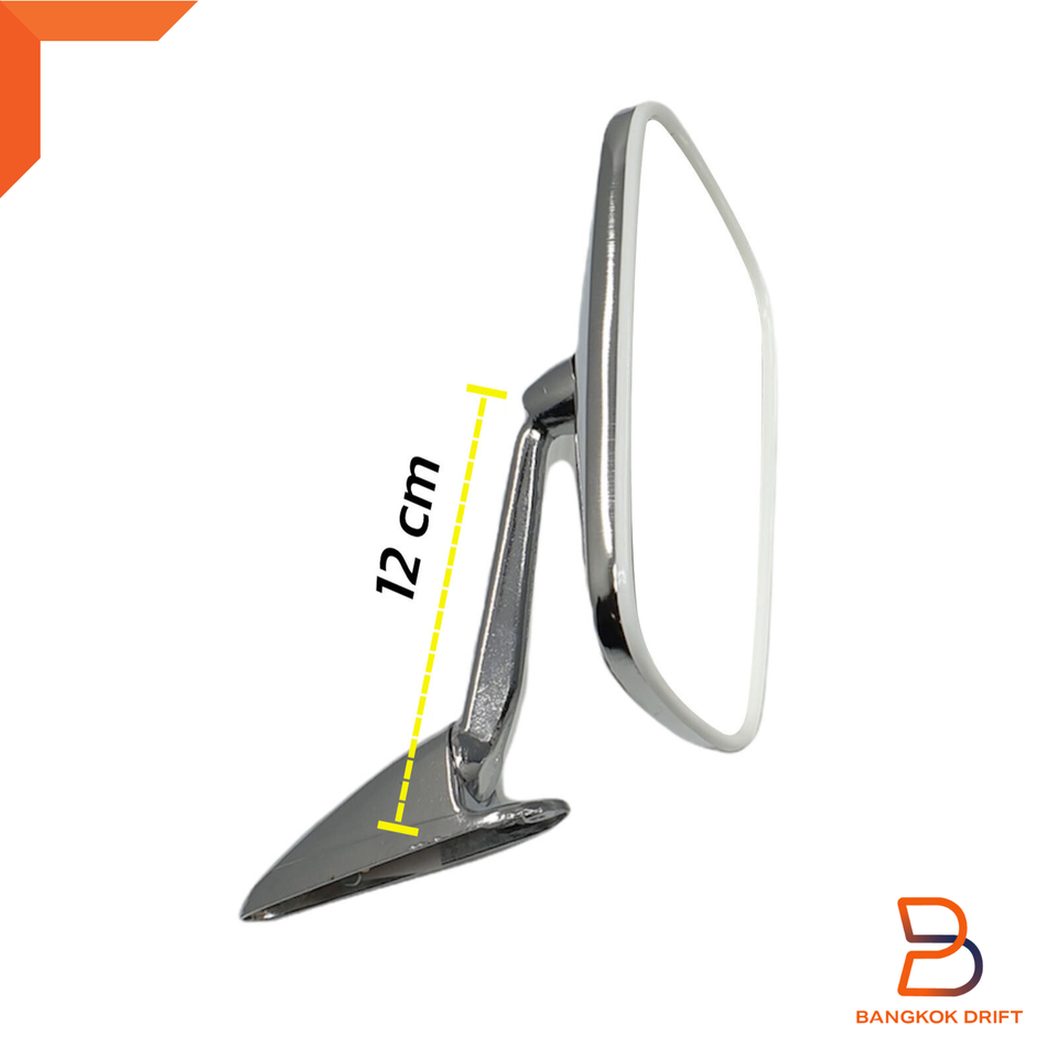 Pair Chrome Fender Door Wing Mirrors For Ford F-100 Ranger F-Series ...