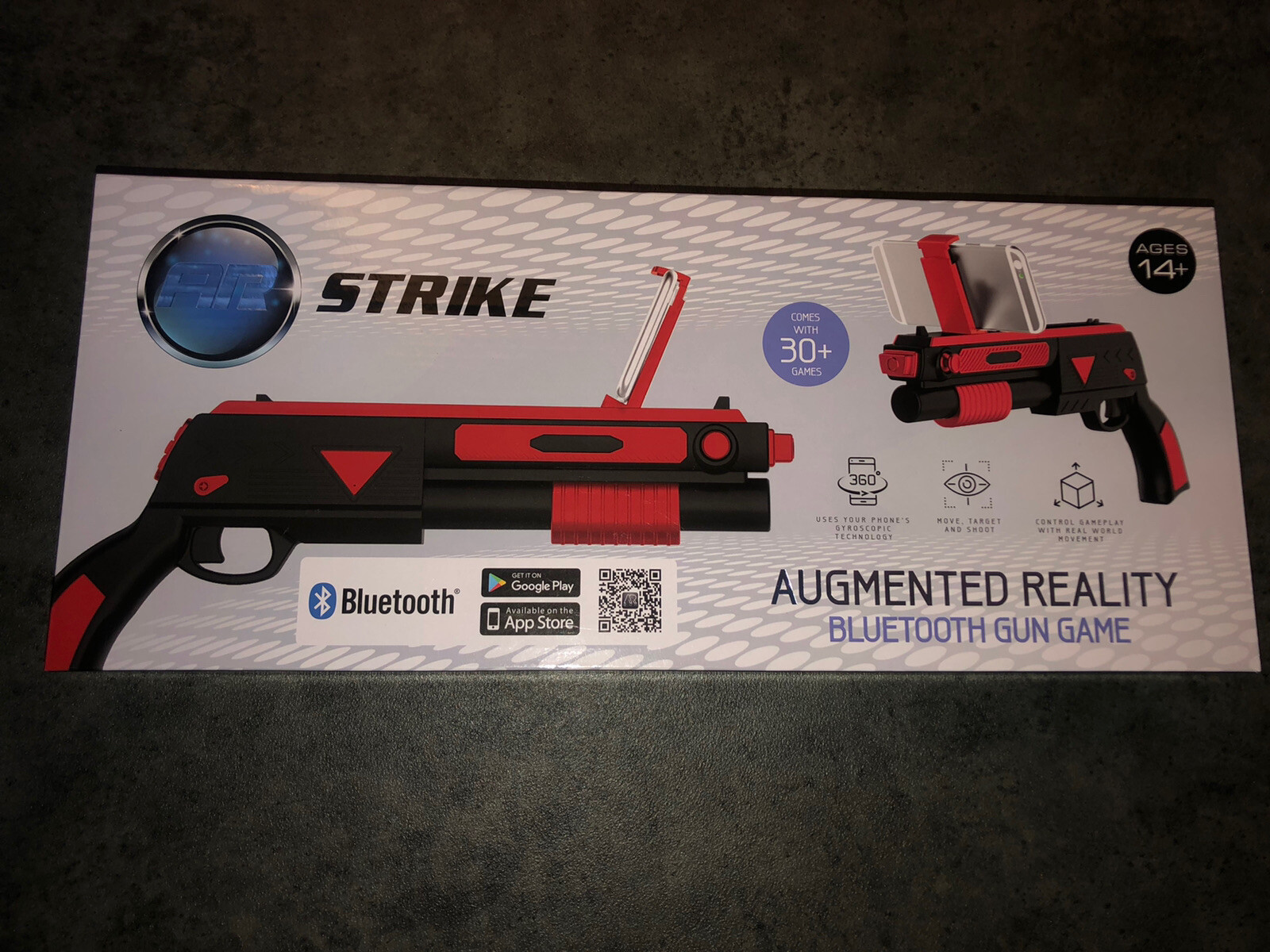 Augmented+Reality+Bluetooth+Gun+Game+With+30+Games+Age+14 for sale ...