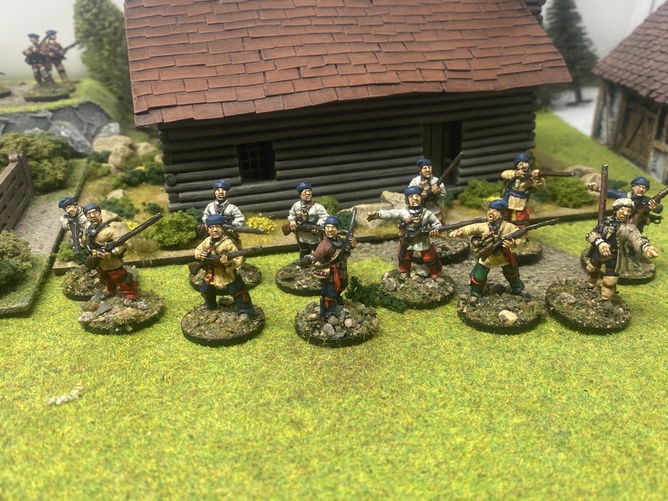 FIW FRENCH IRREGULARS/MILITIA PRO PAINTED BY EYE 28mm GALLOPING MAJOR ...