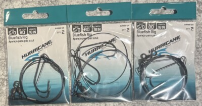 3 Packs Hurricane Bluefish Rigs 5/0 | eBay