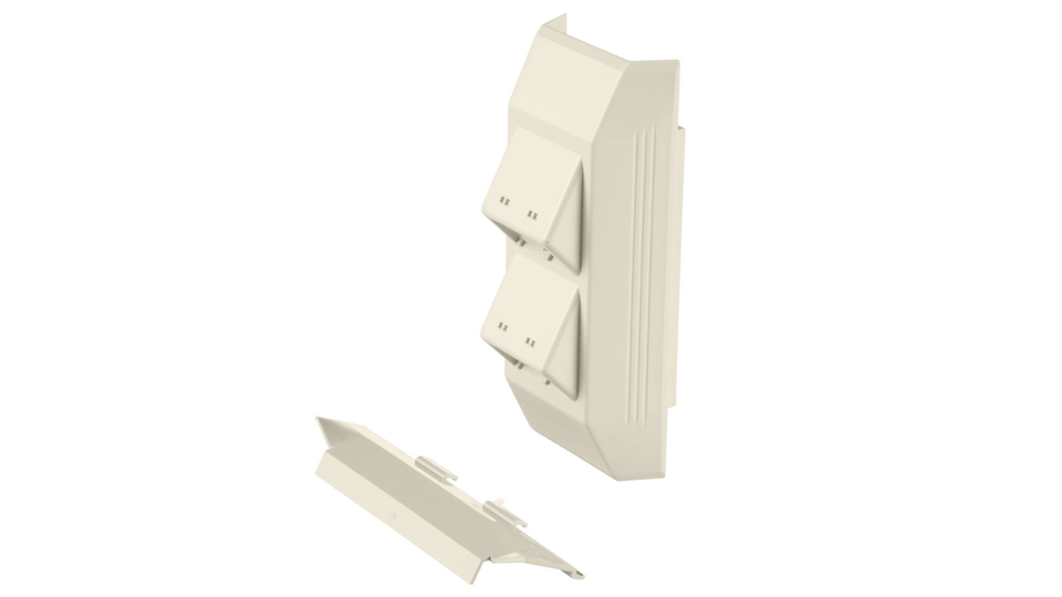 Panduit T45HDBIW Hinged Data Bracket Surface Raceway, Snap-On Hinged ...