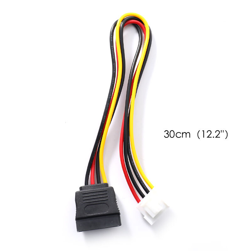 SATA 15 Pin Female To 4 Pin Female FDD Floppy Adapter Hard Drive Power ...