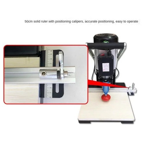 1100W Woodworking Hinge Drill Portable Cutting Machine Three-in-one CNC ...