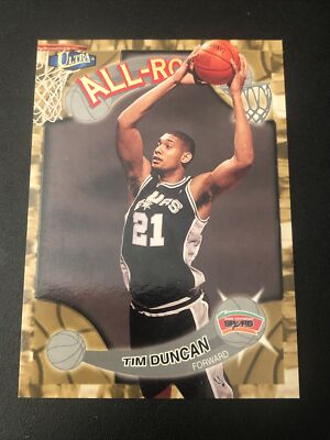 1997-98 Fleer Ultra All Rookie Tim Duncan Rookie #1 | eBay