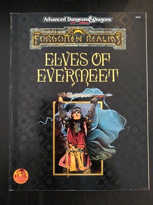 Elves of Evermeet Forgotten Realms AD&D TSR9430 Advanced Dungeons ...