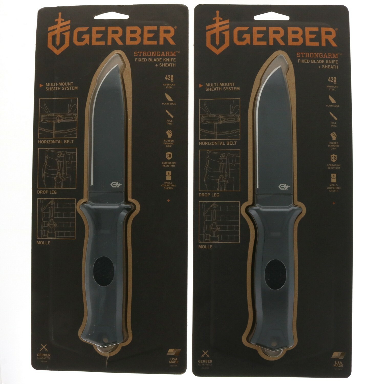 Gerber Blades StrongArm Fixed Blade Knife - Black for sale online | eBay