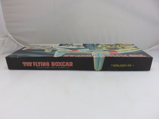 Aurora 1960 Boxed Ww2 Fairchild C-119 Flying Boxcar Model Kit Famous ...