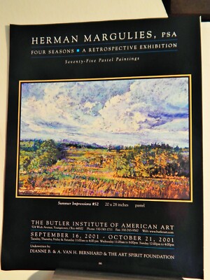 HERMAN MARGULIES ART PIECE VTG ORIG 2001 ADVERTISEMENT | eBay