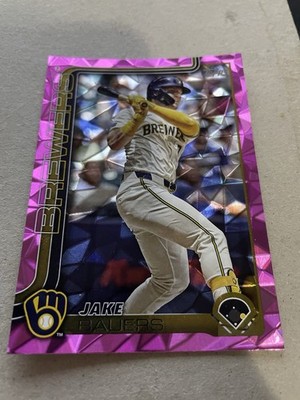 2025 Topps Series 2 Jake Bauers - #618 Pink Diamante | eBay