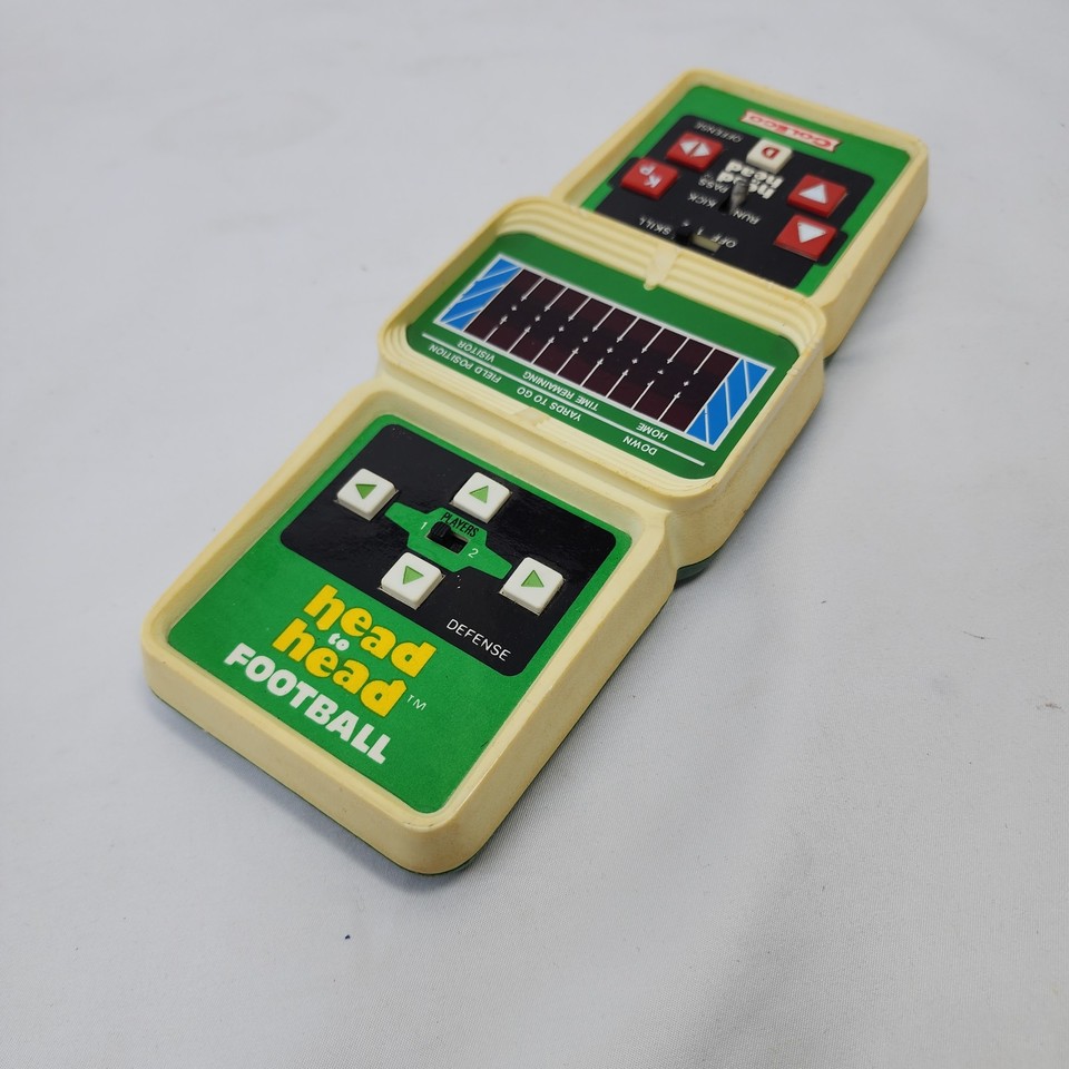 Coleco Head to Head Football Handheld Electronic Game Vintage 1980s ...