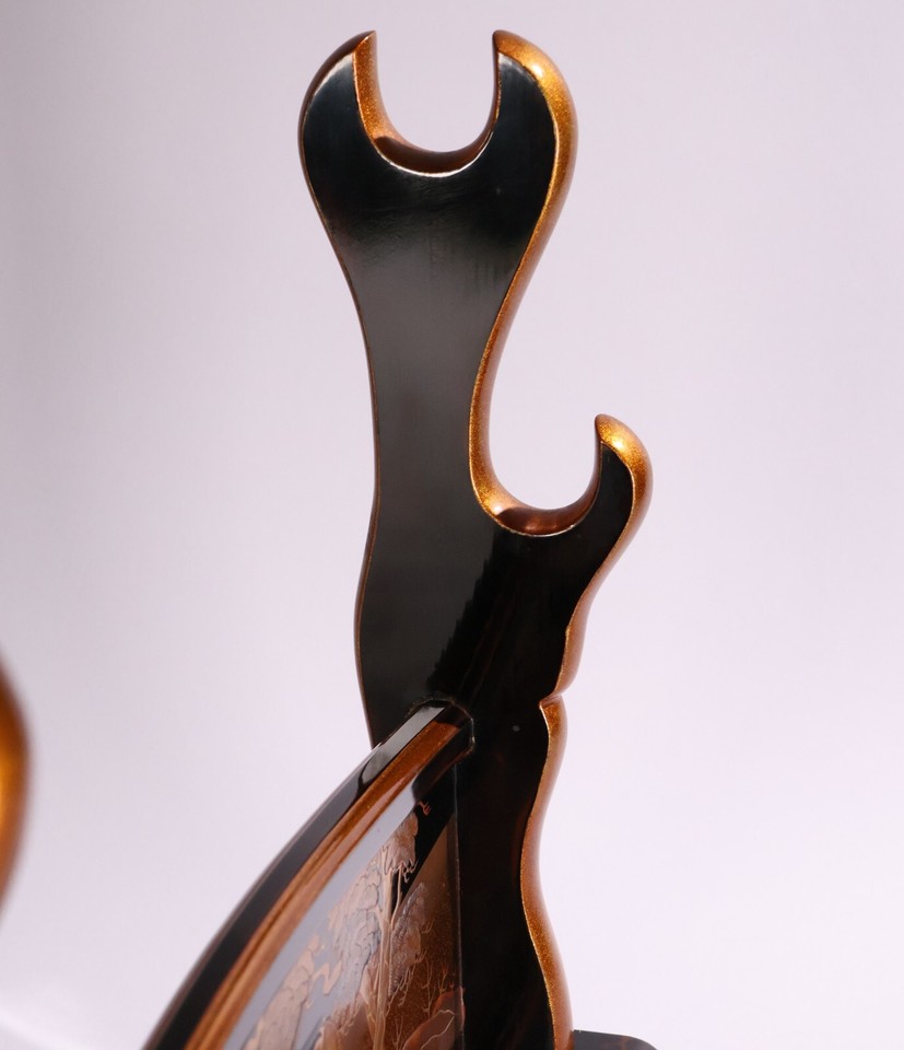 Japanese Samurai Sword Rack Stand 15.63inch Tokugawa Crest KATANA-KAKE ...