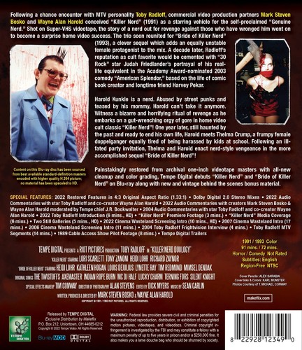 KILLER NERD DUOLOGY - Restored Blu-ray Toby Radloff cult horror ...
