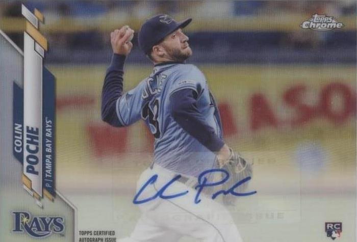 2020 Topps Chrome Update Series - Target Autographs Colin Poche #USA-CP ...