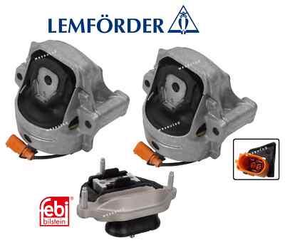 Engine Motor Mount & Transmission Mount Set 3pcs OEM for Porsche Macan ...