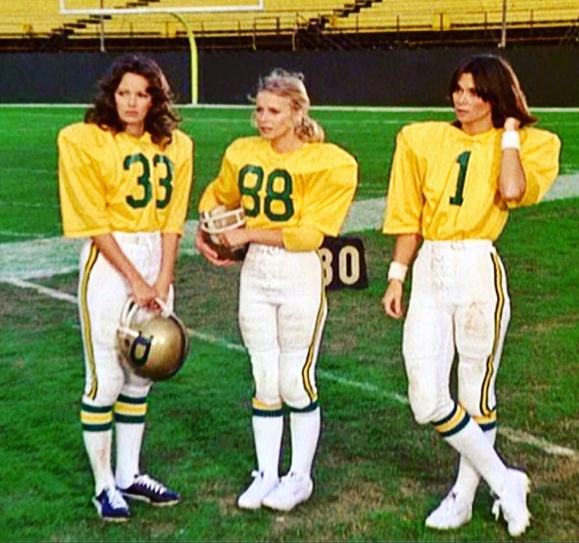 Charlies Angel's vintage photo... Angels join a football team to solve ...