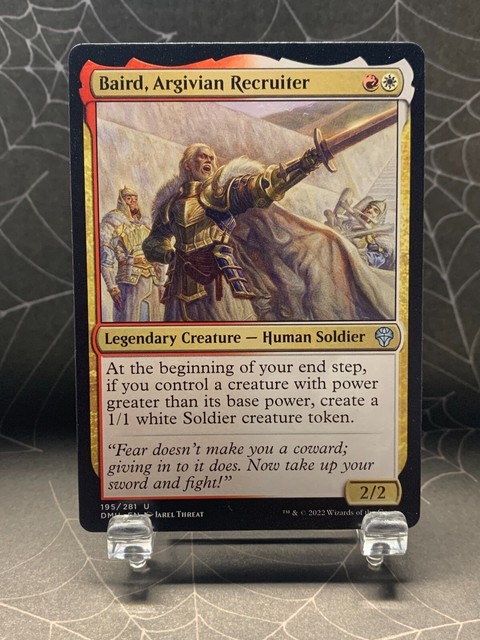 MTG Baird, Argivian Recruiter Dominaria United 195/281 Regular Uncommon ...