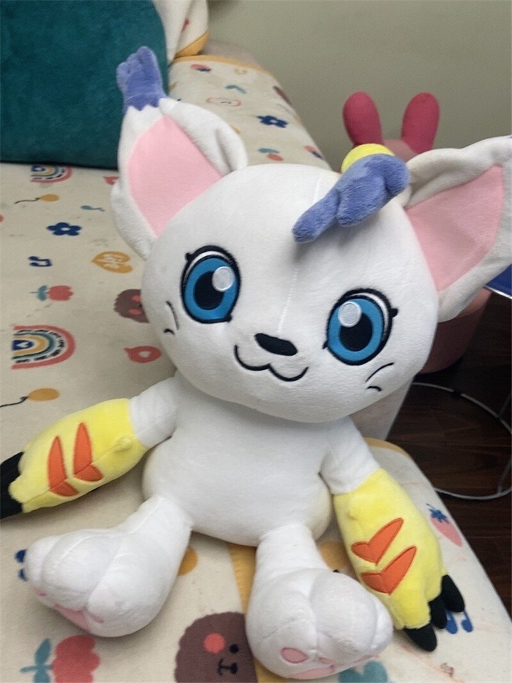 Anime Digimon Adventure Tailmon Plush Doll Digital Monster 50cm Stuffed ...
