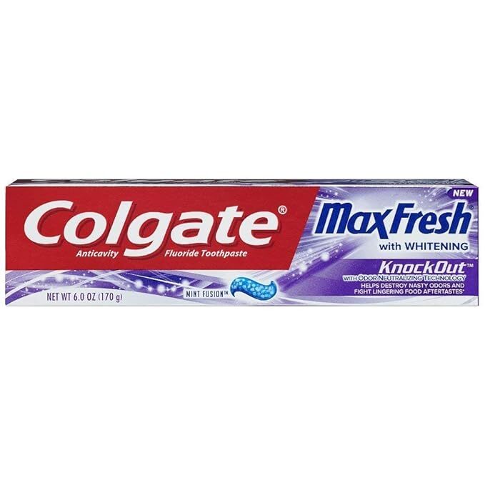 Colgate Max Fresh Toothpaste – KnockOut – With Odor Neutralizing ...