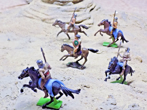 5 well painted Atilla the Hun Cavalry Excellent( Feb. Listing) | eBay
