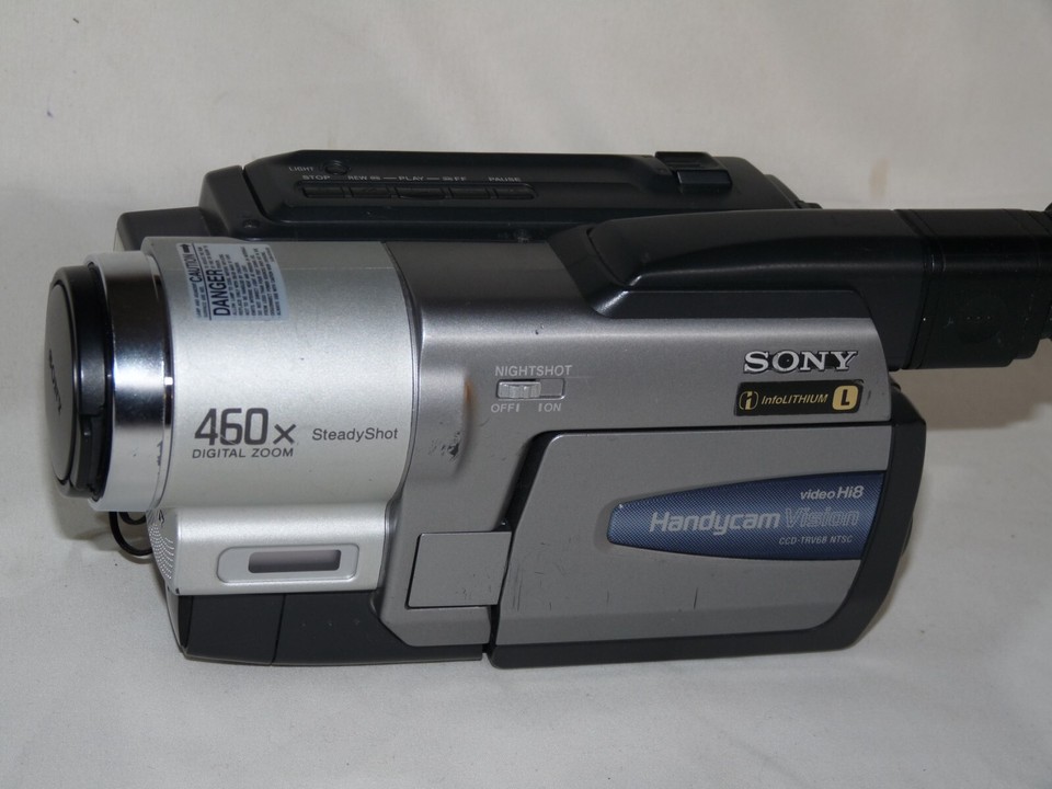 Sony CCD-TRV68 HI8 8mm Video8 camera Camcorder VCR Player Video ...