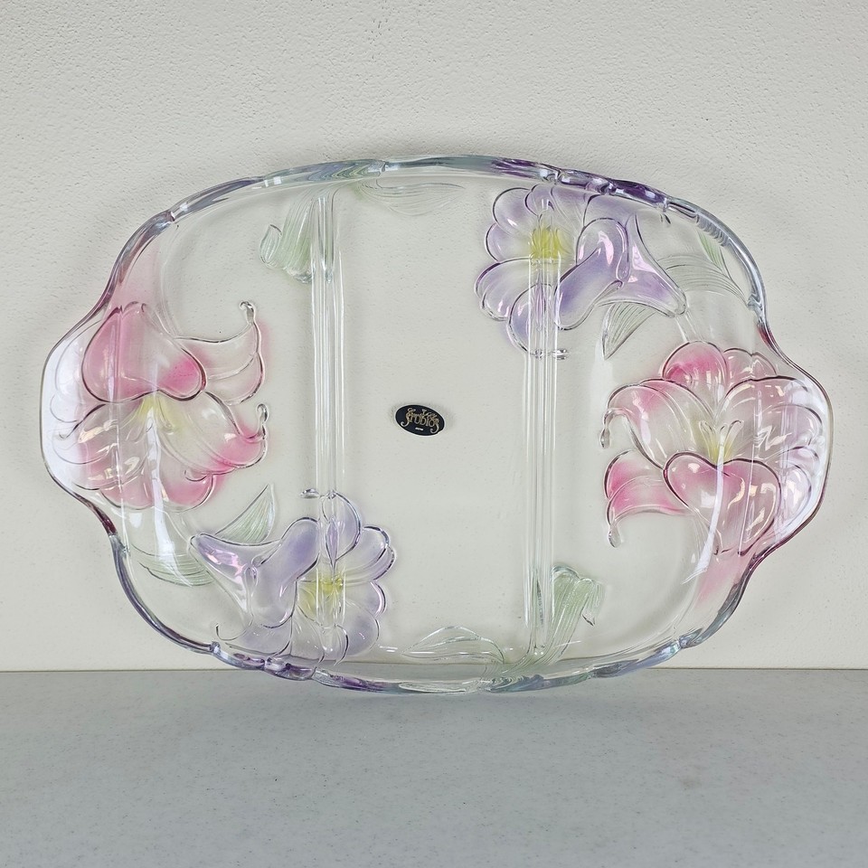 Crystal Clear Studios Vintage 1989 Stargazer Pink Lilies Divided ...