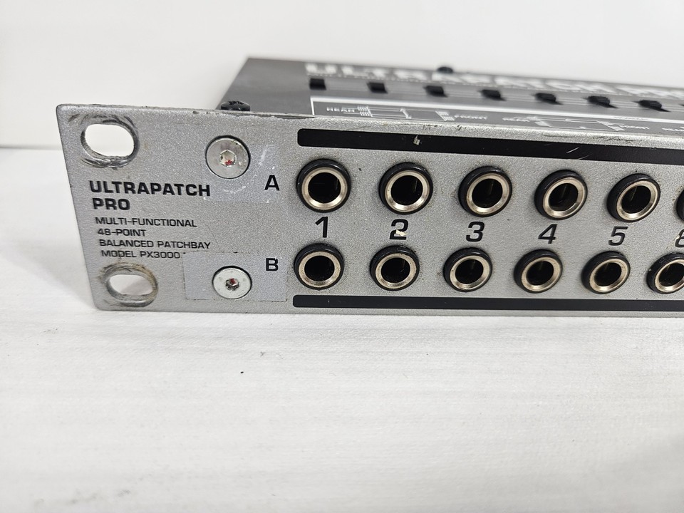 Behringer Ultrapatch Pro PX3000 48 Point Balanced Patchbay Unit ...