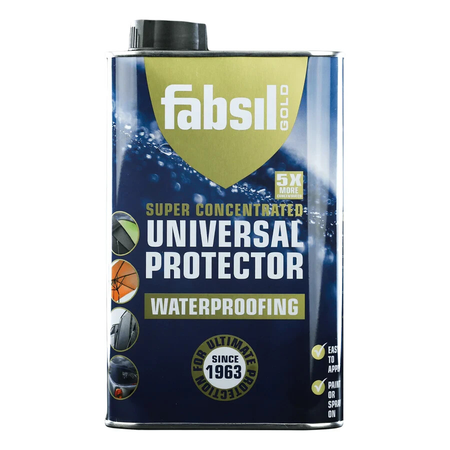 Fabsil GOLD 1 Litre Universal Waterproofing Sealant Tent Awning Canvas ...