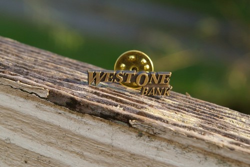 West One Bank Metal Lapel Pin Pinback | eBay