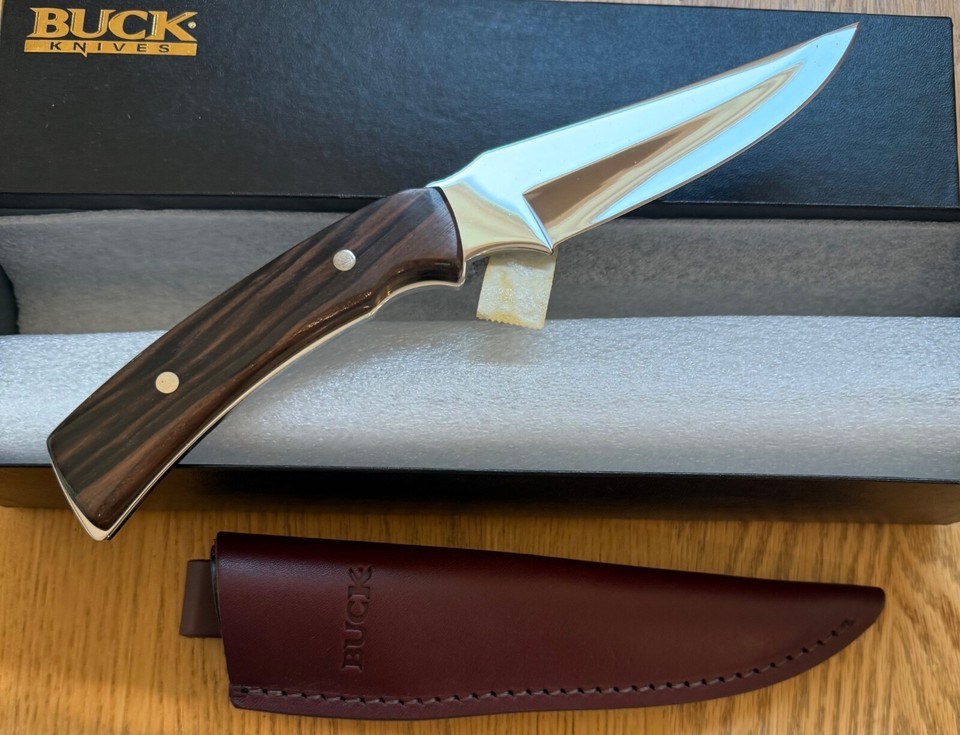 STUNNING BLADE SHOW AWARD BUCK CUSTOM 470 KNIFE NEVER USED IN BOX LT1 ...