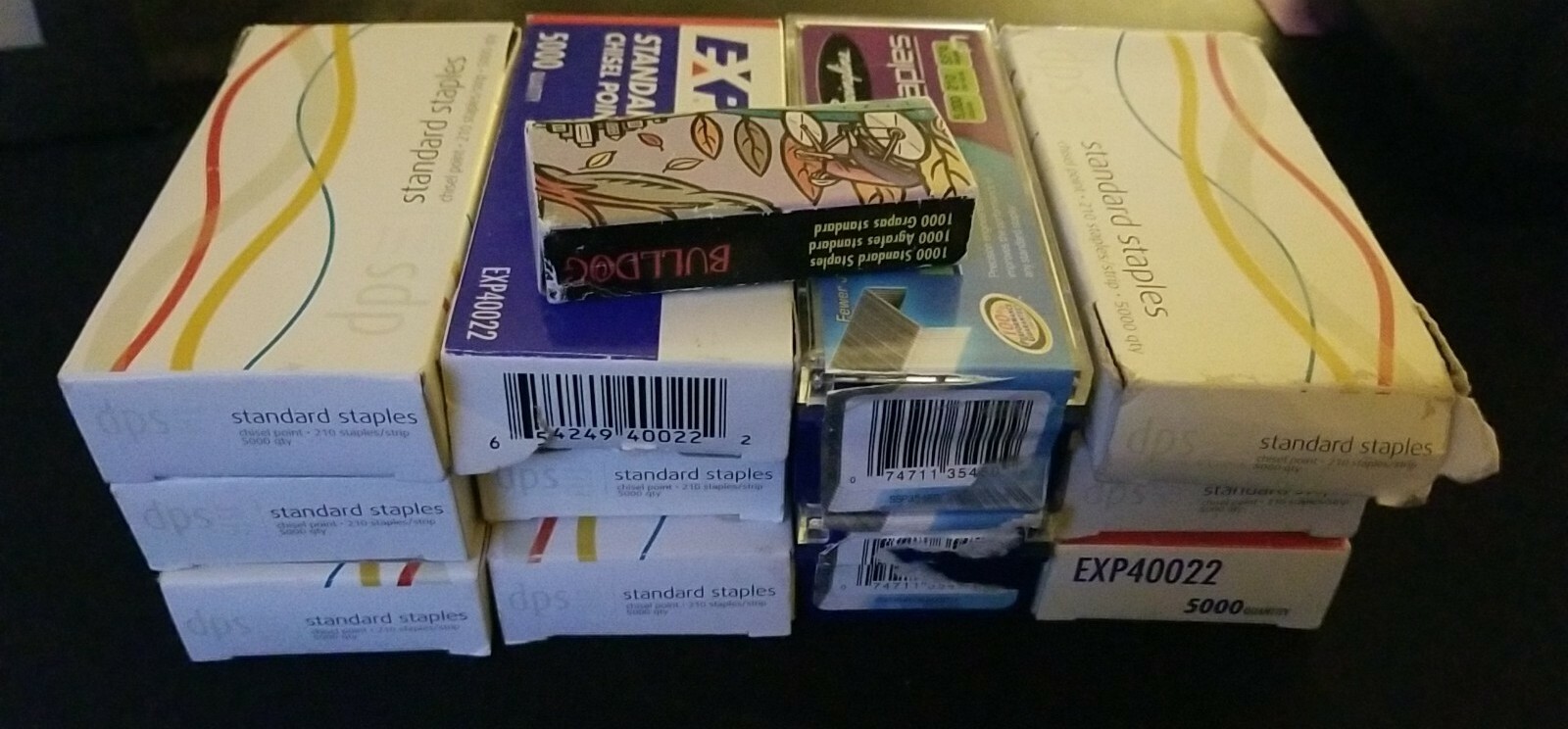 Swingline Assorted Lot of 12 boxes of Premium Staples 40,000 ...