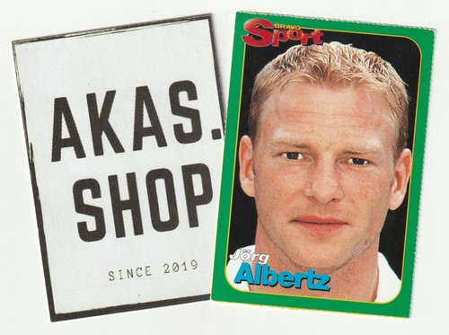 Jörg Albertz Pierro Bravo Sport German Trading Card 2001 VERY RARE ...