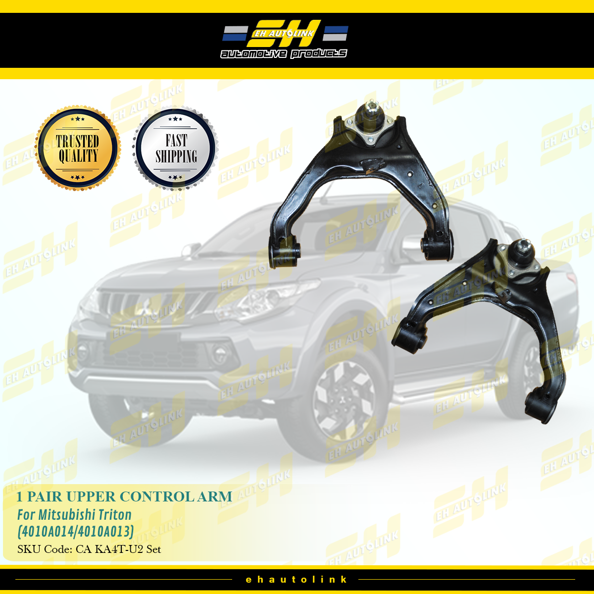 1 Pair Upper Control Arm For Mitsubishi Triton KA4T 4WD (4010A013 ...