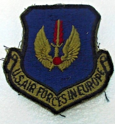 ORIGINAL USAF US AIR FORCE SQUADRON PATCH IN EUROPE SUBDUED | eBay