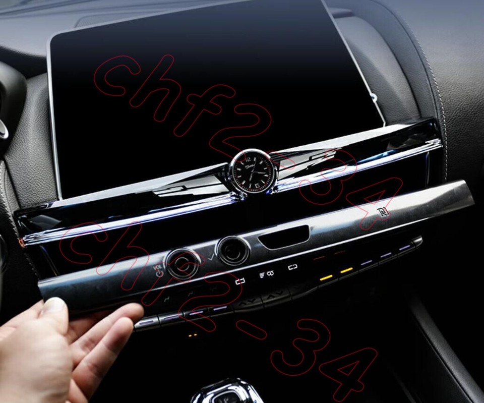 For Cadillac CT5 CT5-V 2020-24 Crystal timepiece Style Center console ...