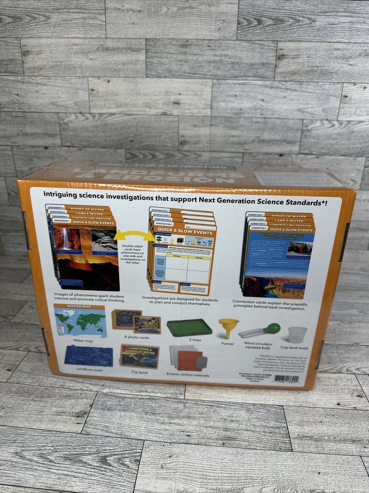 Lakeshore Meet The Standards Earth Science Kit Landforms And Erosion ...